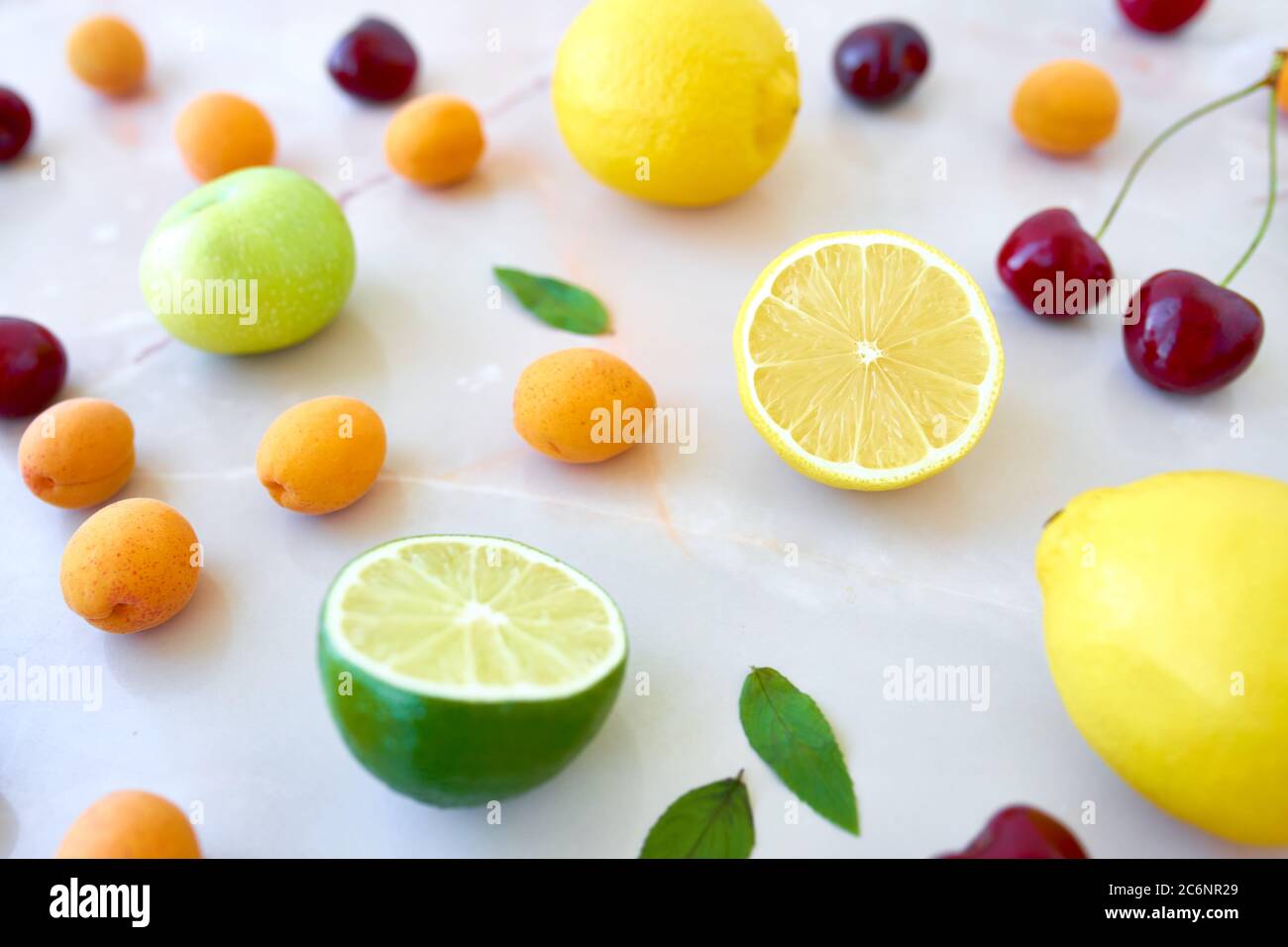 Bright tasty fruits and berries Stock Photo - Alamy