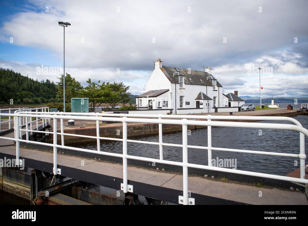 Caledonian canal sea entrance hi-res stock photography and images - Alamy