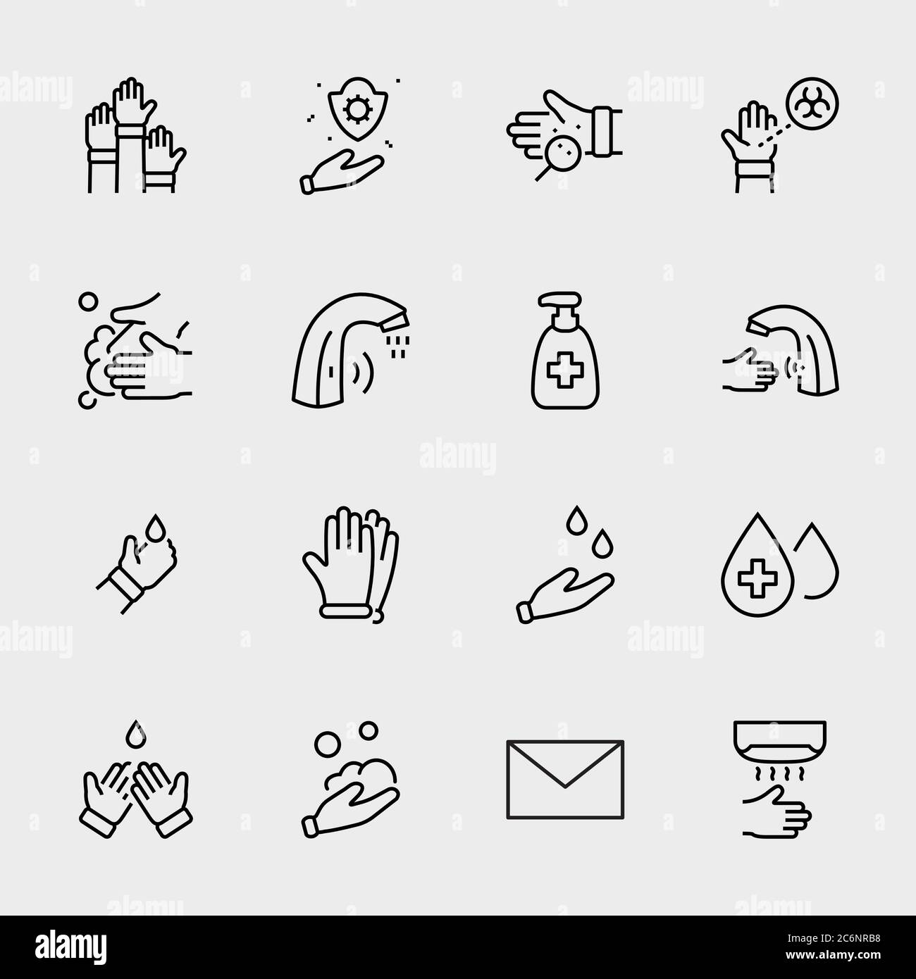 Hand dryer sign Stock Vector Images - Alamy