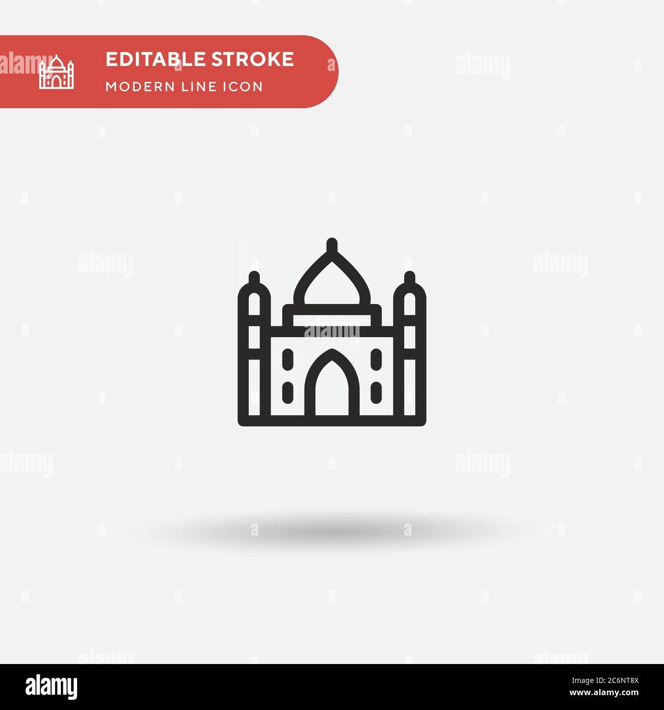 Indian city of agra Stock Vector Images - Alamy