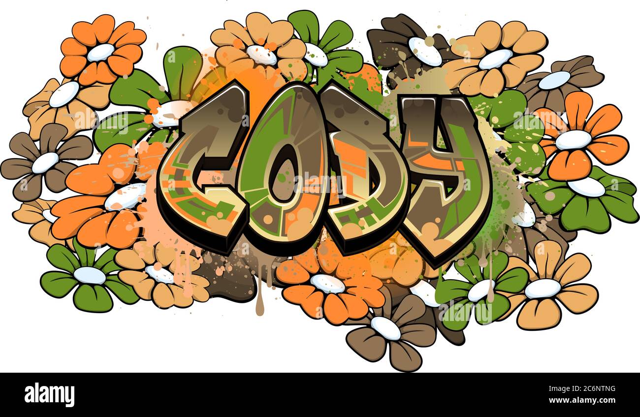 Cody Graffiti Name Design Stock Vector Image & Art - Alamy