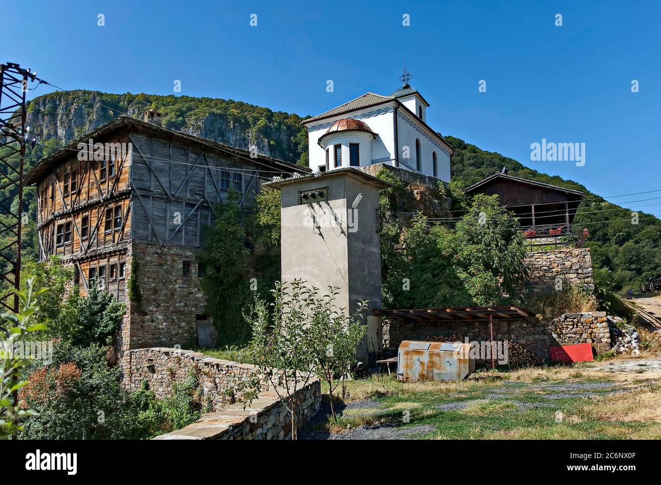 Eastern Orthodox Glozhene Monastery St. George, build of 13 century and ...