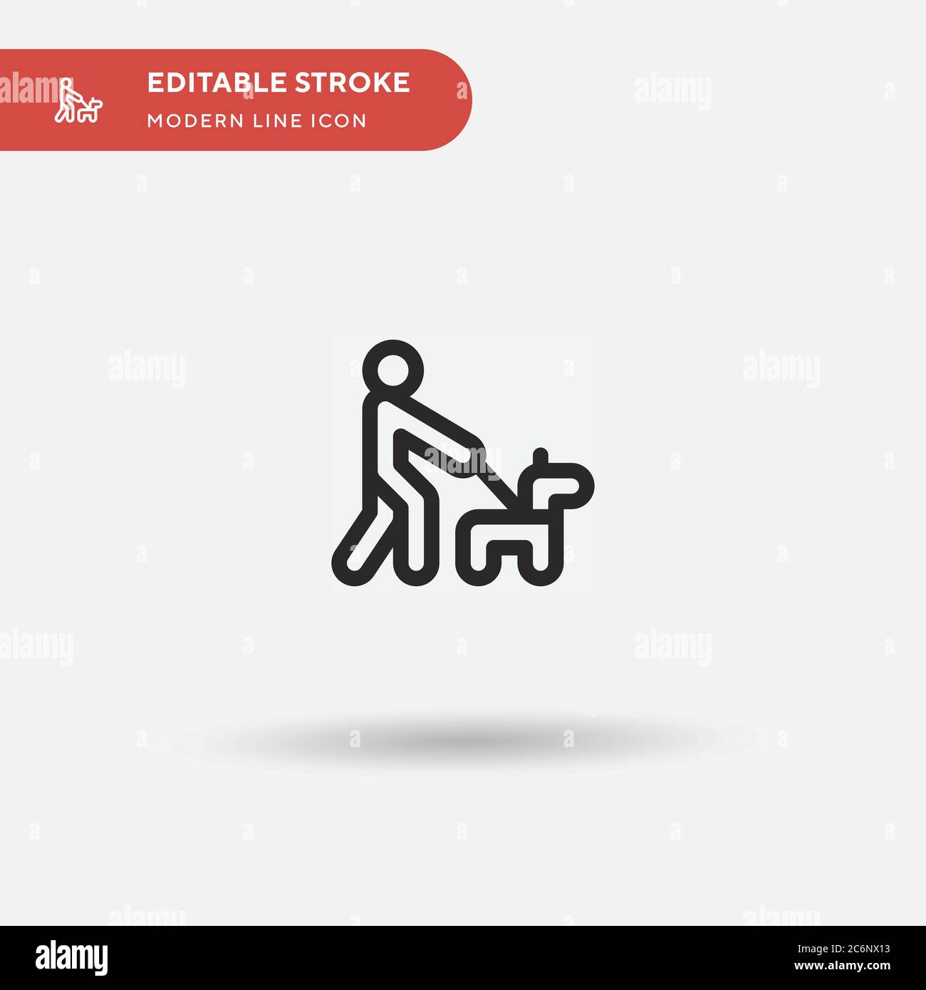 Walk Simple vector icon. Illustration symbol design template for web ...