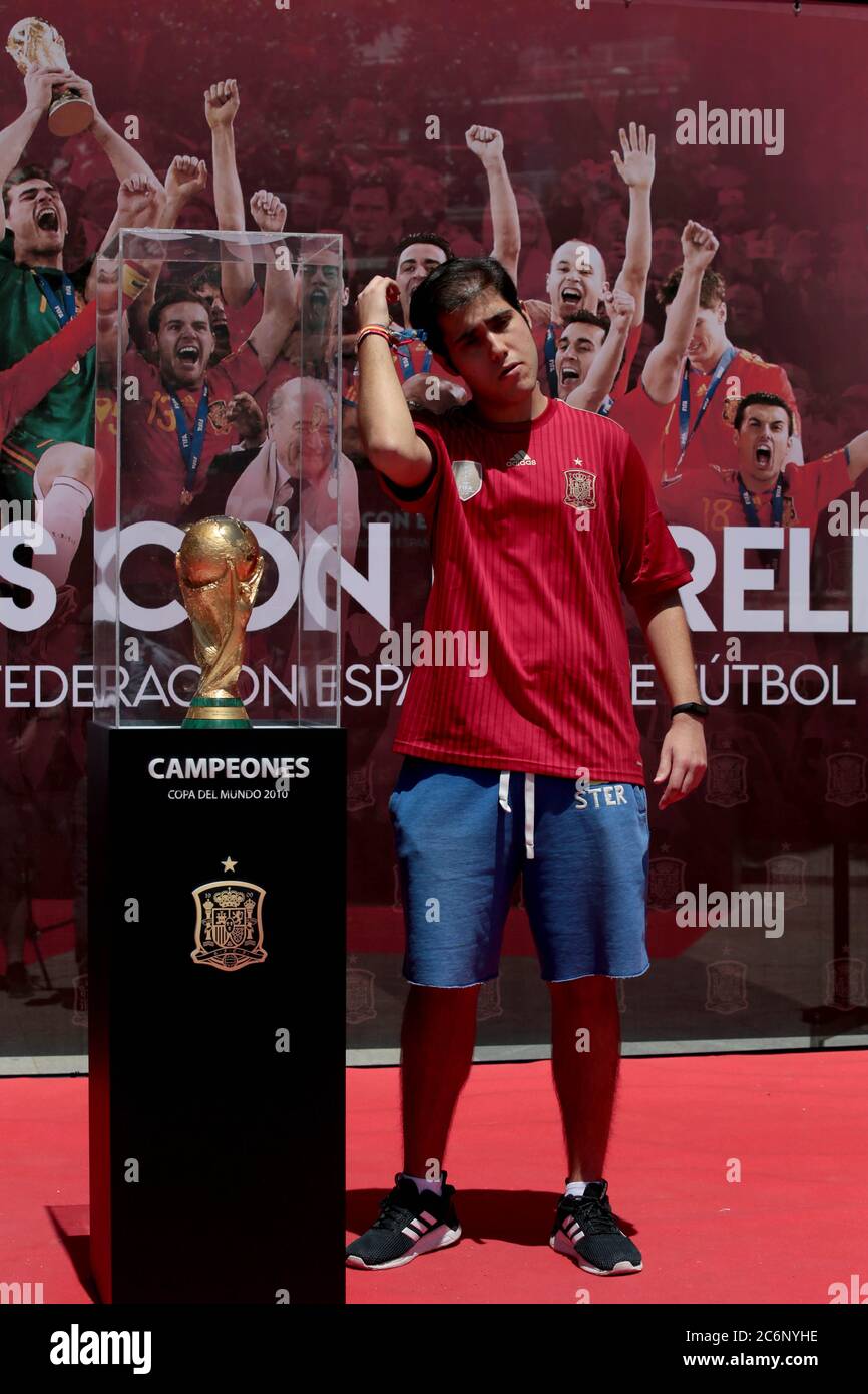 Spain 2010 world cup trophy hi-res stock photography and images - Alamy