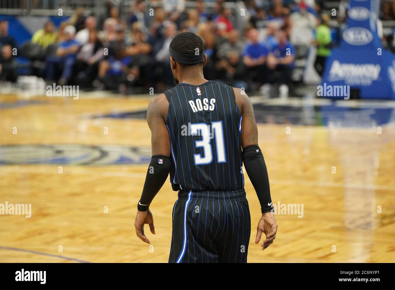 Orlando Magic player Terrence Ross #31 at the Amway Center in Orlando ...