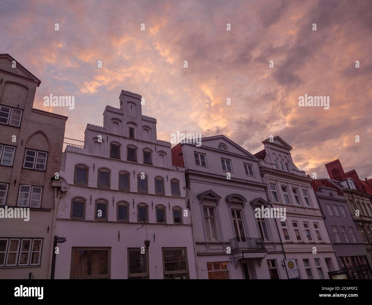 lubeck in the evening Stock Photo - Alamy