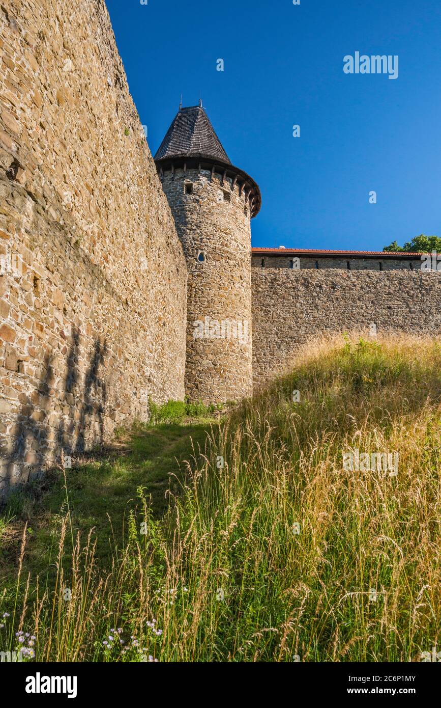 Helfstyn Castle, near Lipnik nad Becvou, Moravia, Olomouc Region, Czech ...