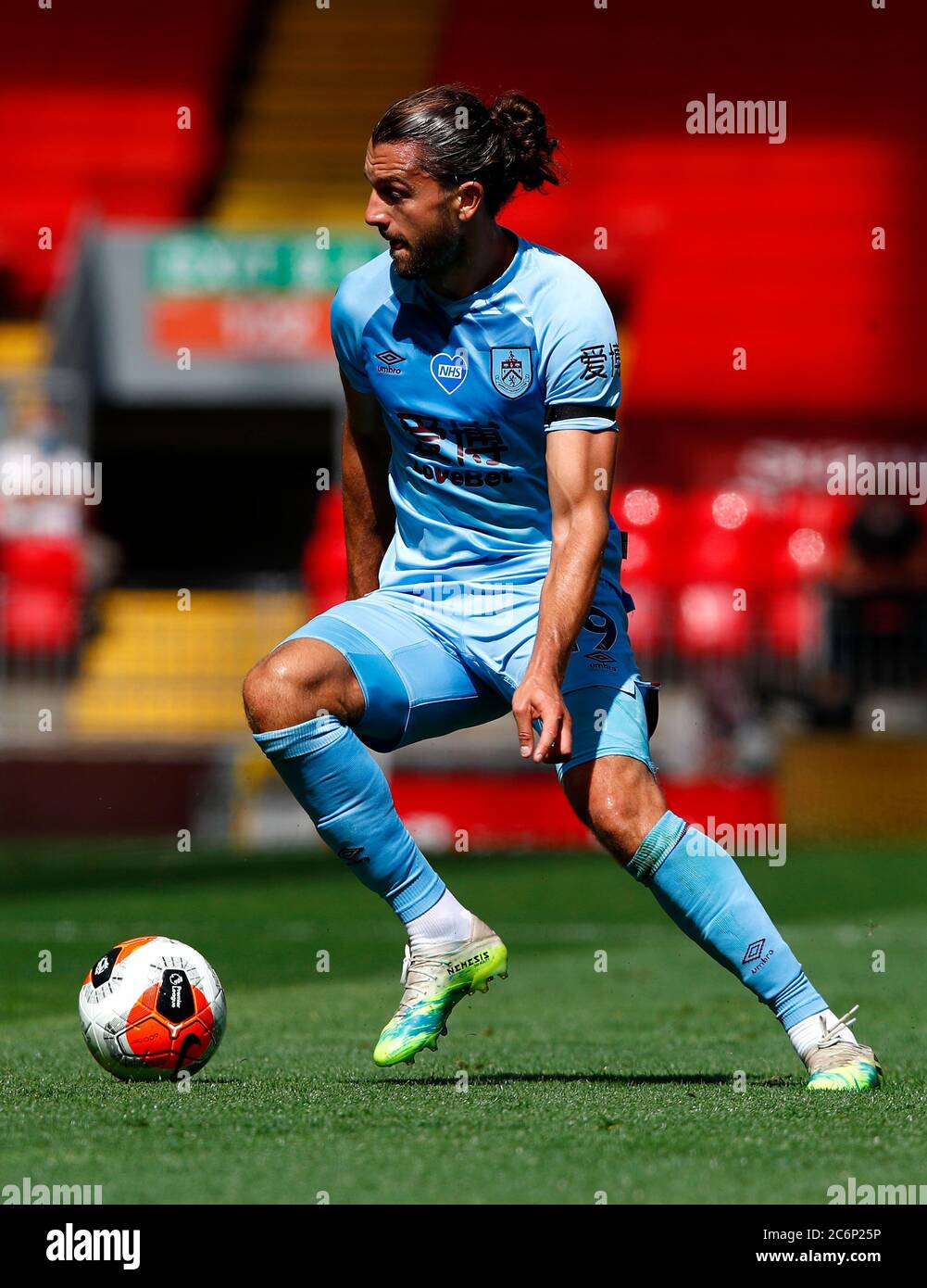 Burnley's Jay Rodriguez in action during the Premier League match at ...