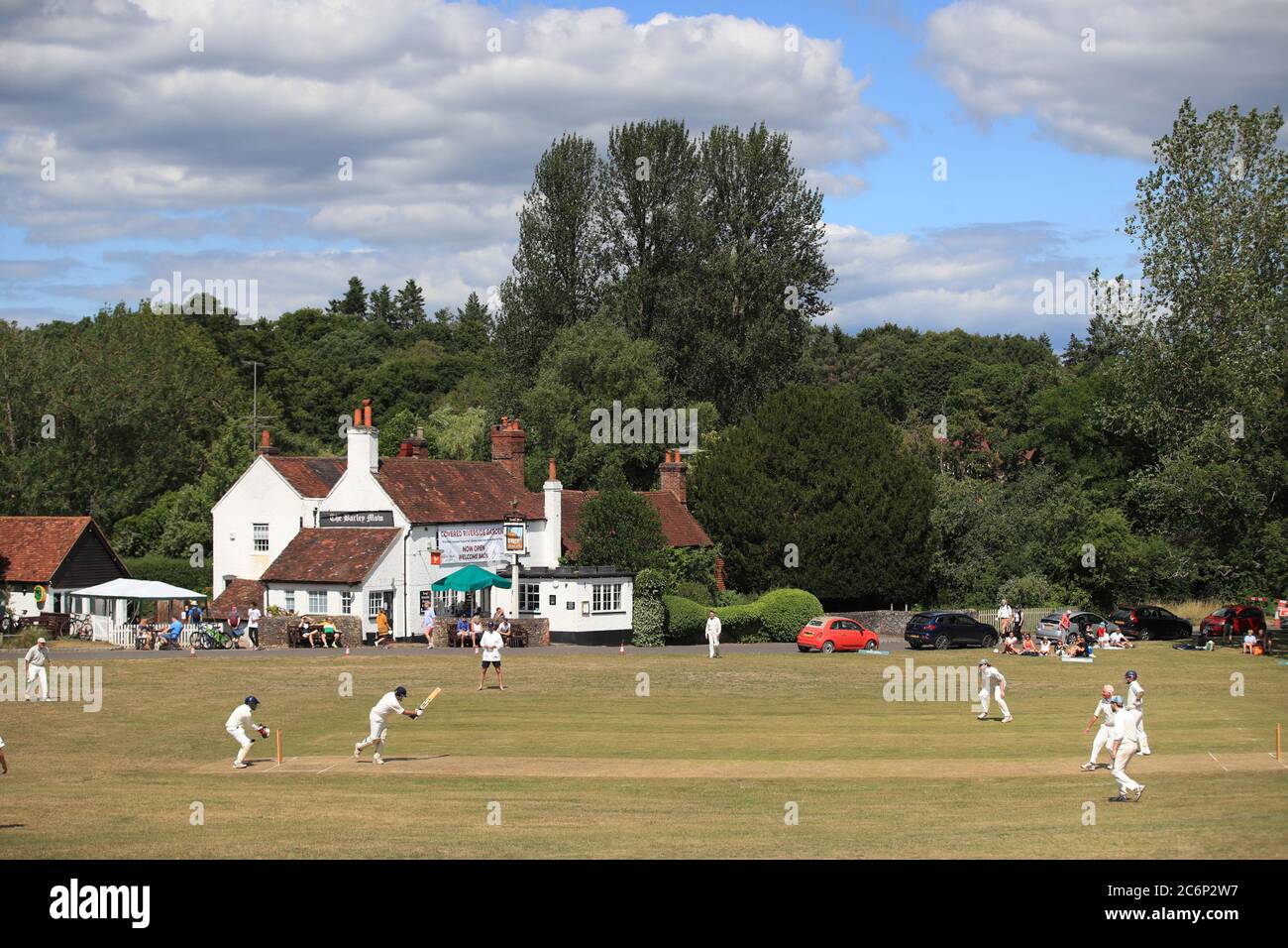Village cricket tilford cricket club hi-res stock photography and ...