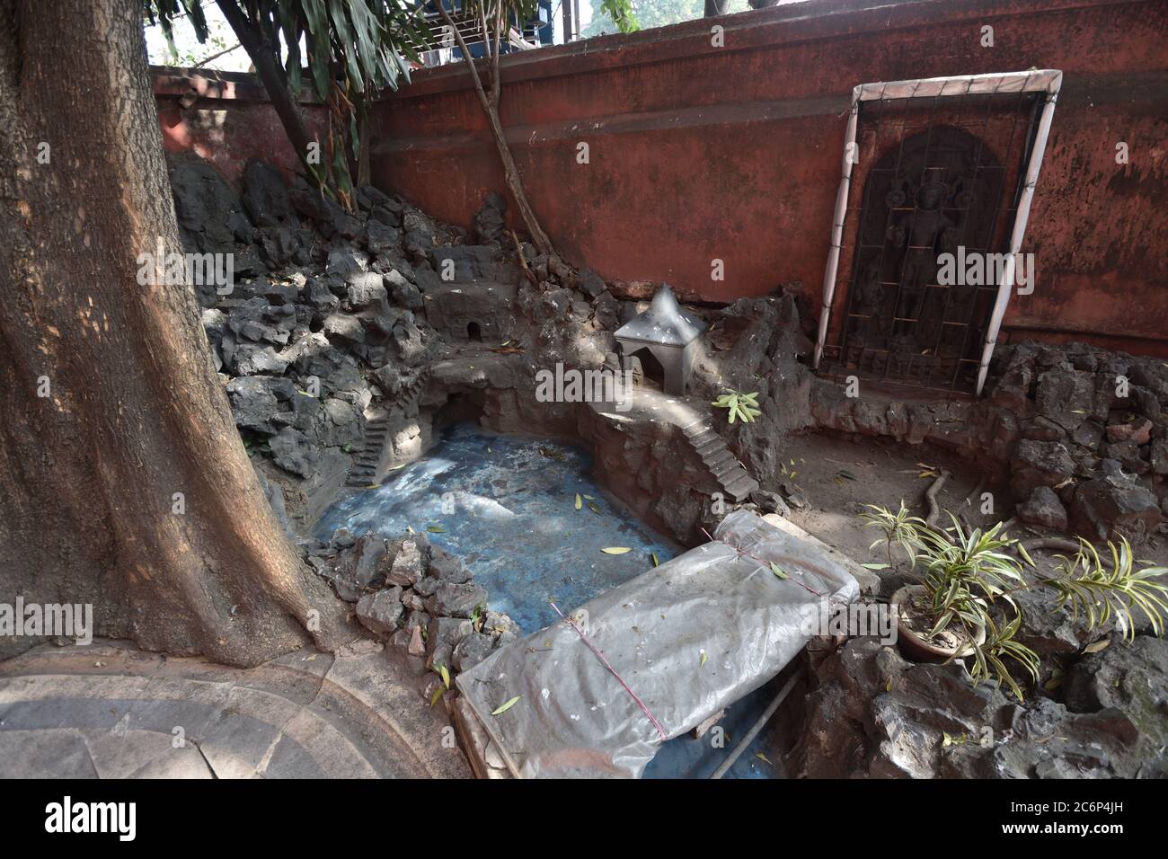 Rock Garden of Acharya Bhaban (built in 1902). Residence of Sir ...