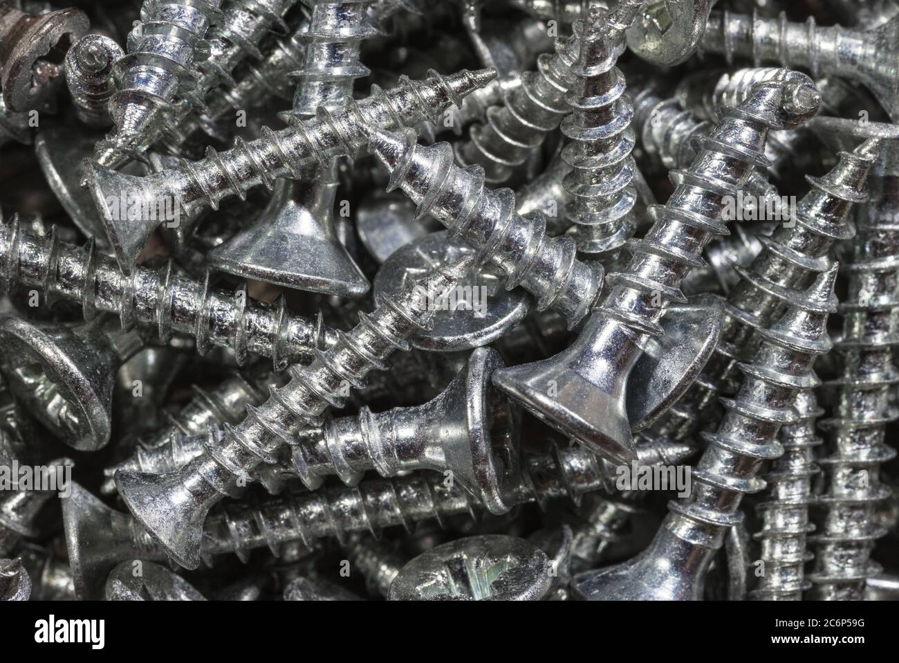 Silver colored screw hi-res stock photography and images - Alamy