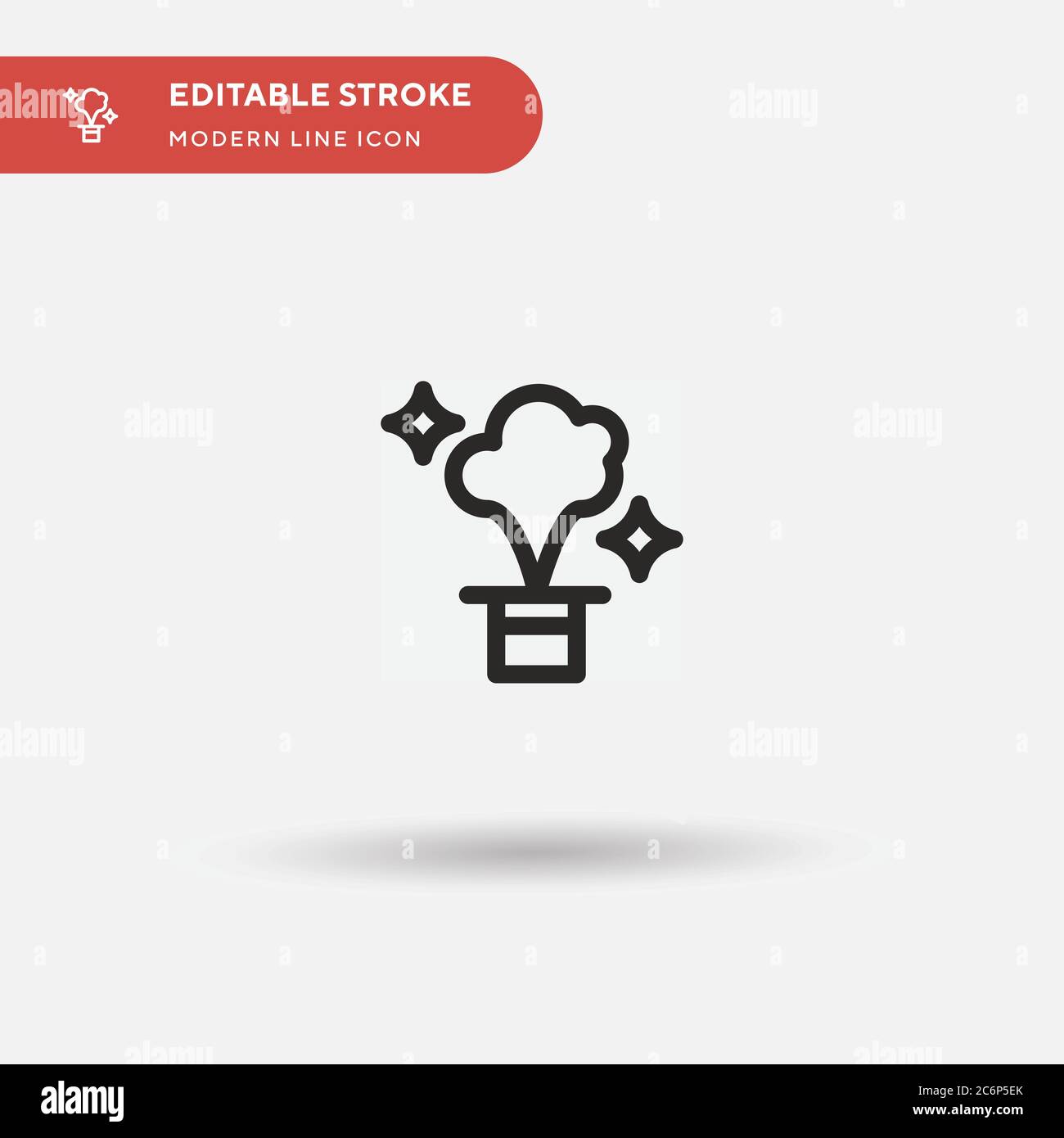 Magic Simple vector icon. Illustration symbol design template for web ...