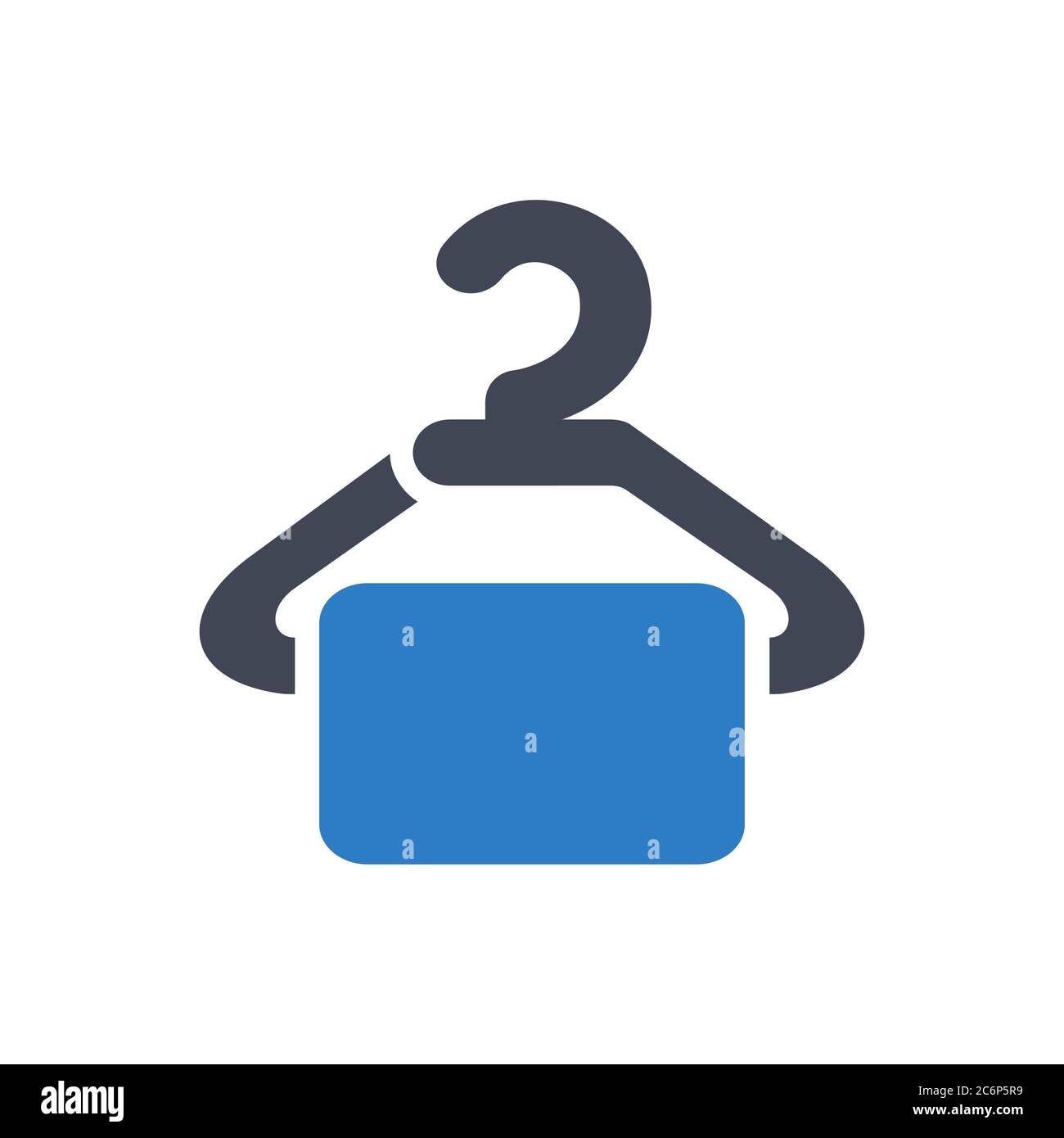 Clothes hanger icon Stock Photo - Alamy