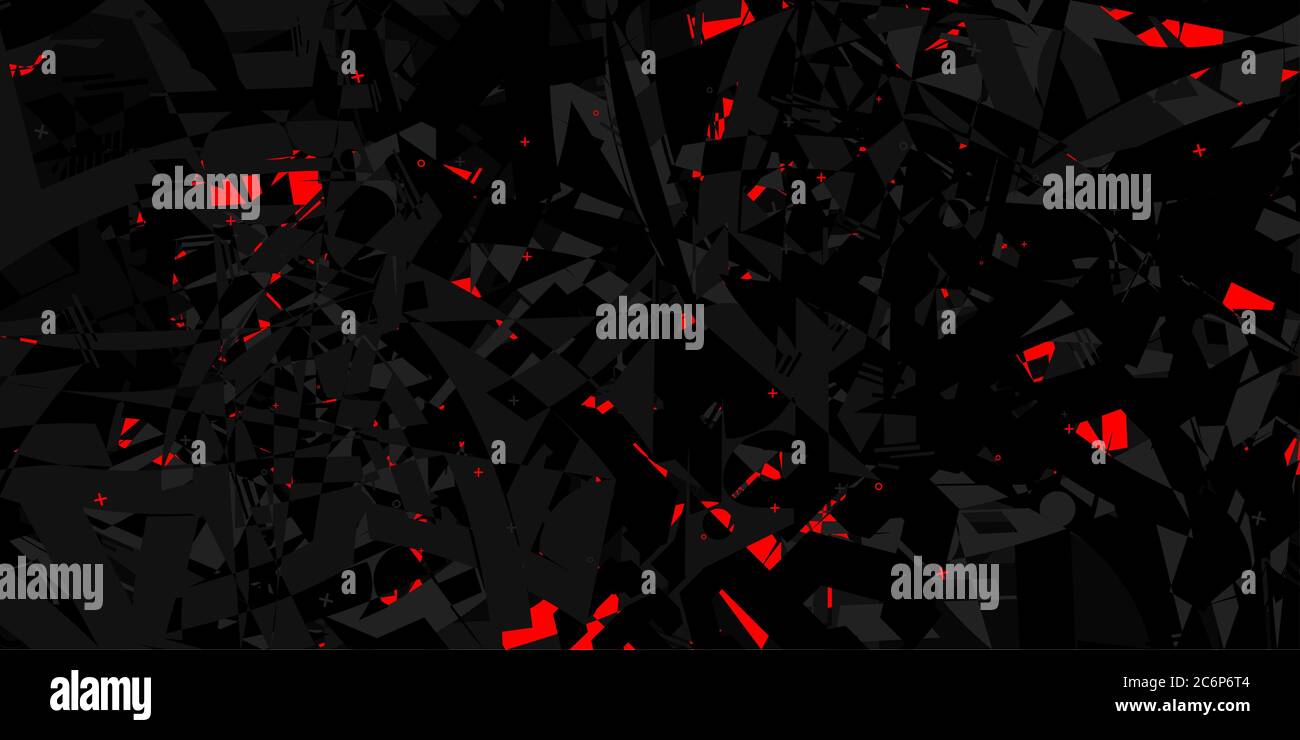 Abstract Dark Black Pattern Vector Illustration Geometric Background ...