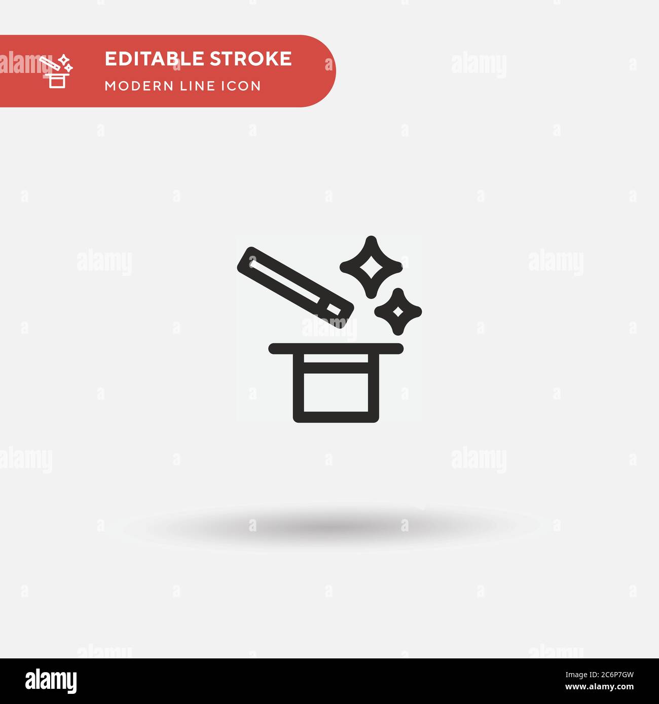 Magic Simple vector icon. Illustration symbol design template for web ...