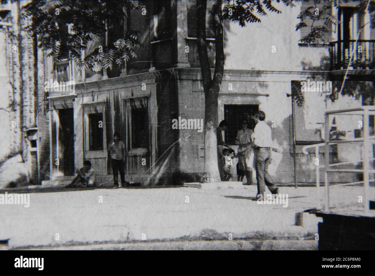 Fine 70s vintage black and white lifestyle photography of a common ...