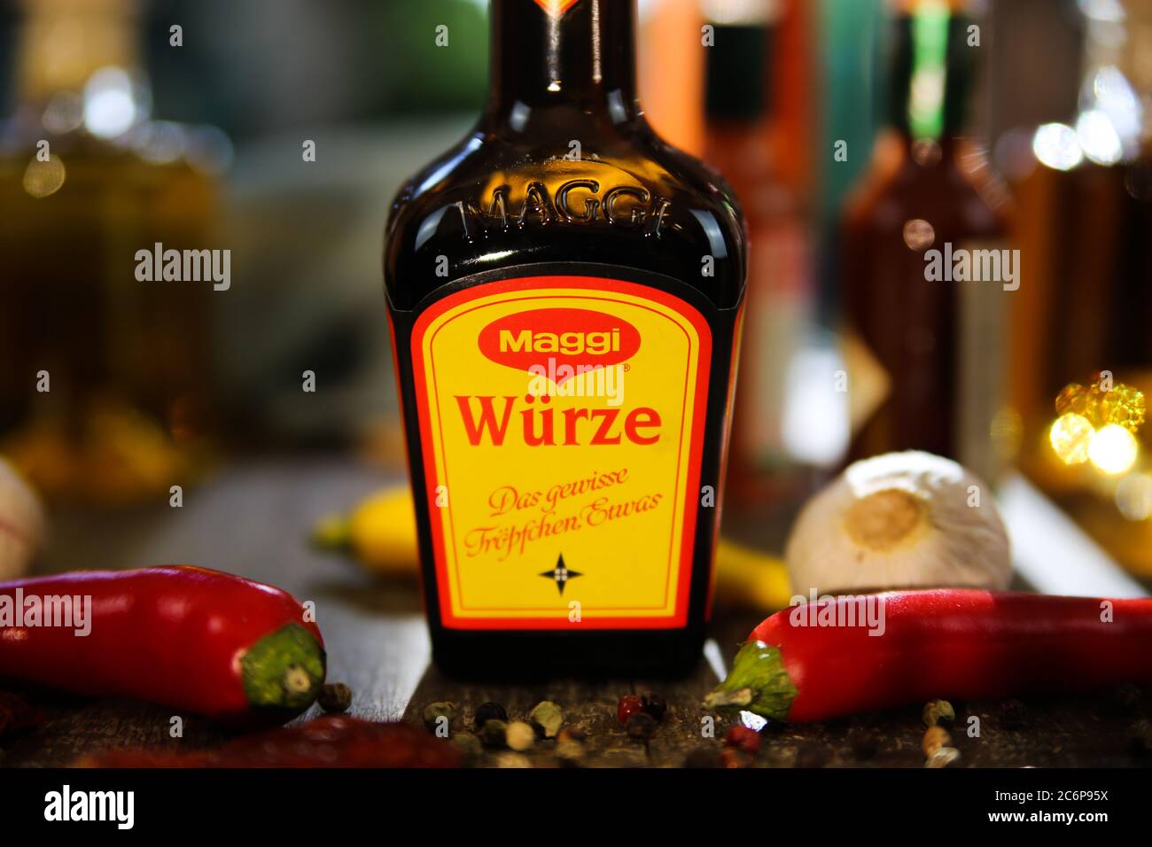 Maggi seasoning sauce hi-res stock photography and images - Alamy