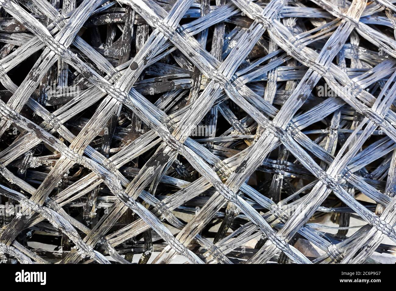 Texture of a construction rubber mesh closeup Stock Photo - Alamy