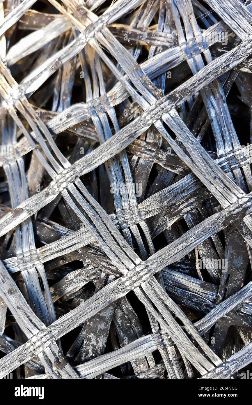 Texture of a construction rubber mesh closeup Stock Photo - Alamy