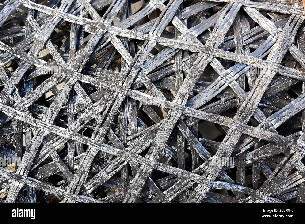 Texture of a construction rubber mesh closeup Stock Photo - Alamy