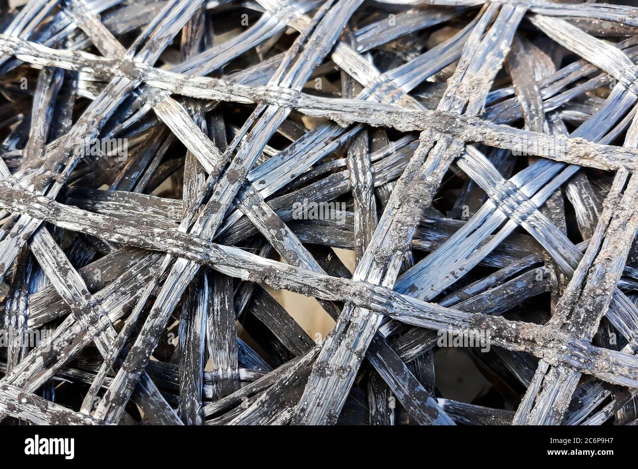 Texture of a construction rubber mesh closeup Stock Photo - Alamy