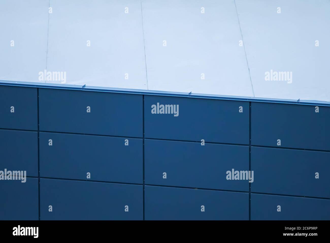 The texture of the plastic panels on the building close up Stock Photo ...