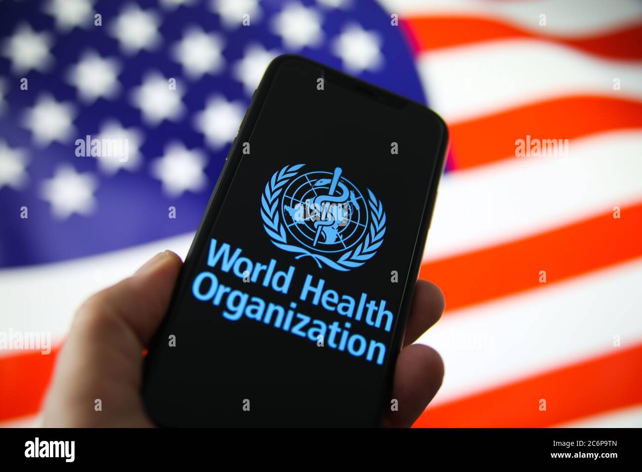World health organization logo hi-res stock photography and images - Alamy