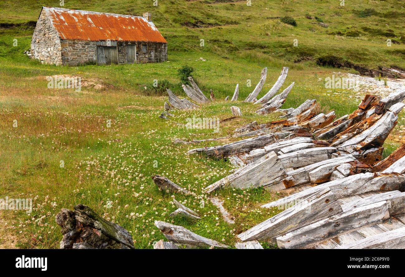 TALMINE AND TALMINE BAY SUTHERLAND SCOTLAND IN SUMMER THE WRECK OF THE ...