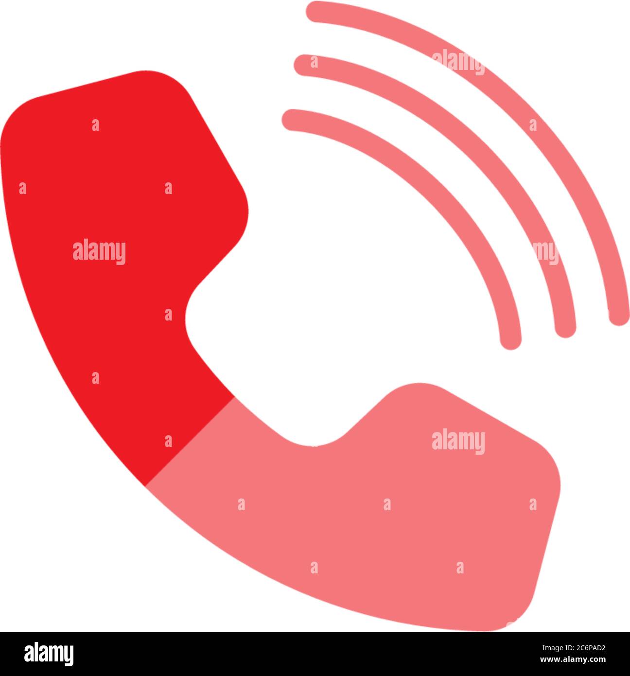 Phone call icon logo vector template Stock Vector Image & Art - Alamy