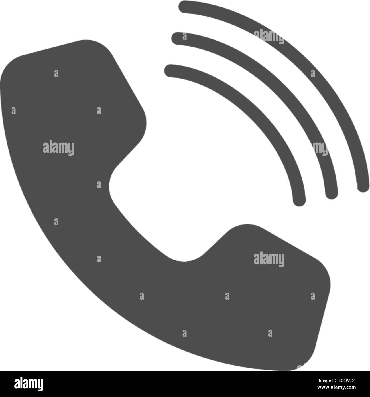 Phone call icon logo vector template Stock Vector Image & Art - Alamy