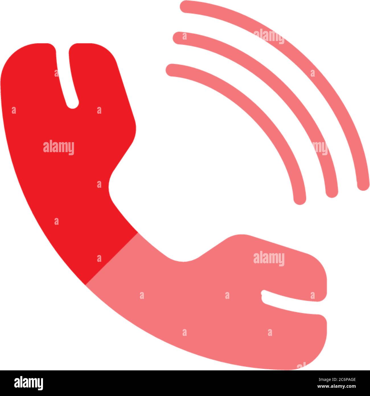 Phone call icon logo vector template Stock Vector Image & Art - Alamy