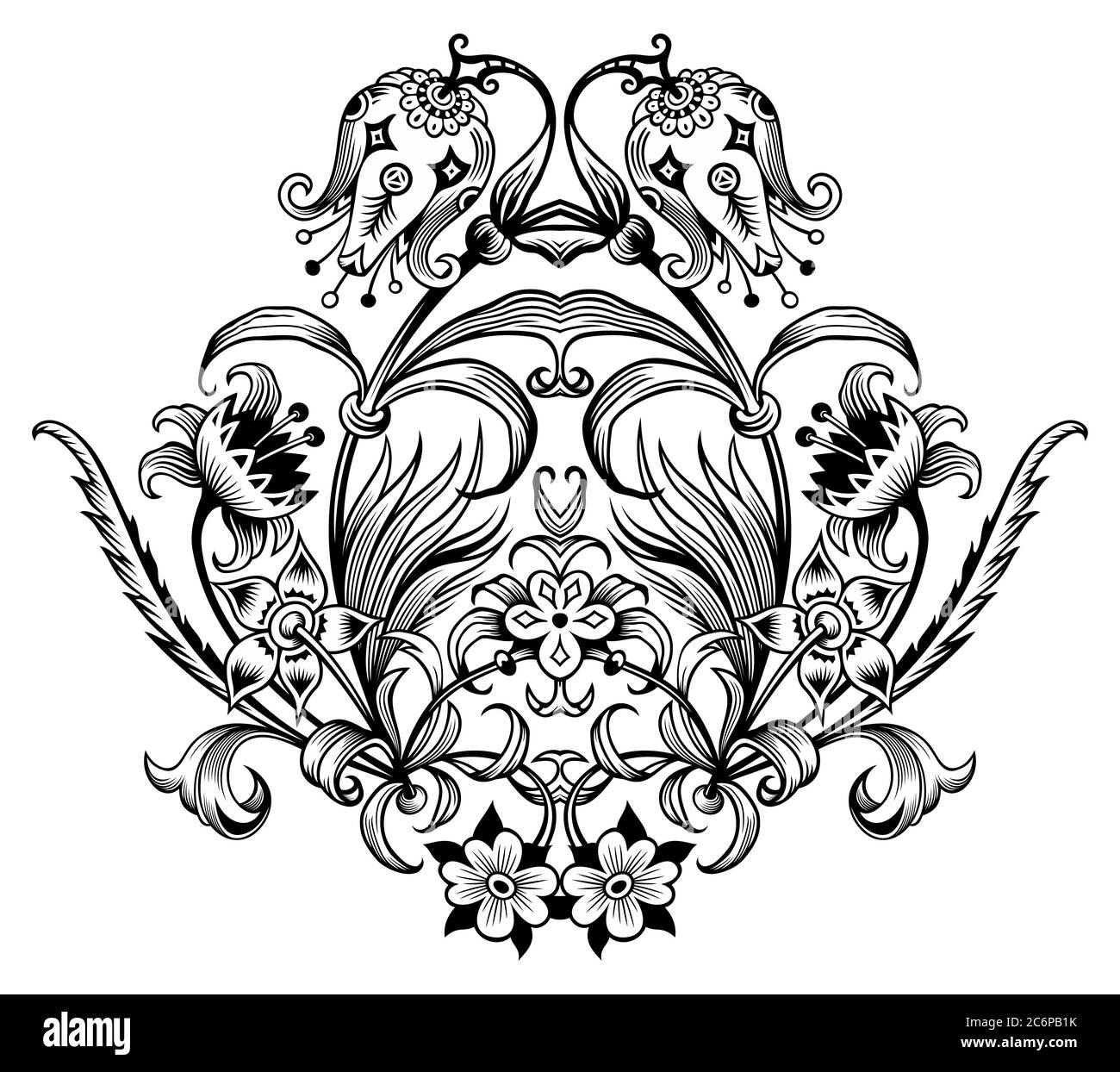 Engraved decorative elements hi-res stock photography and images - Alamy