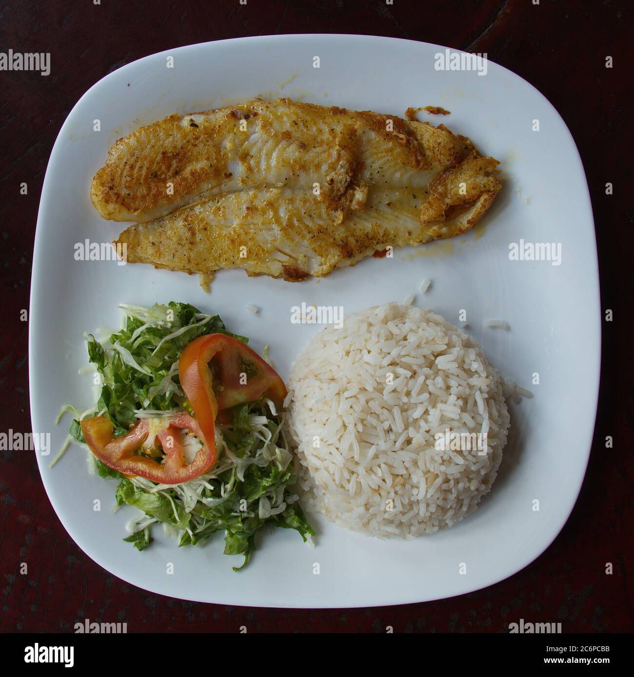 Grilled fish in Costa Rica, Central America Stock Photo - Alamy