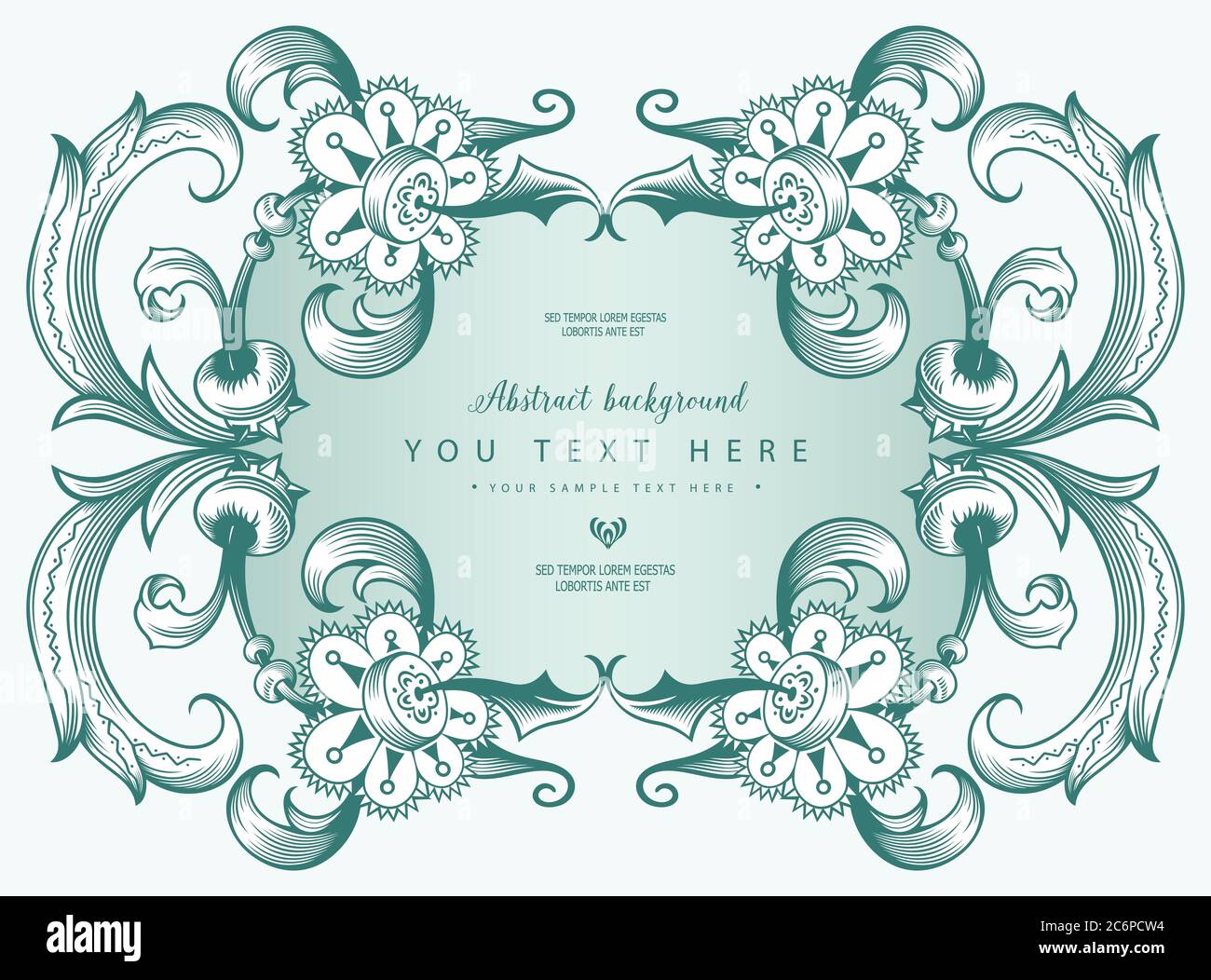Floral hand drawn vector border Stock Vector Image & Art - Alamy