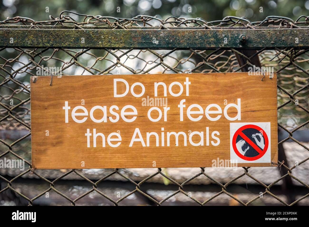 Zoo Animals Warning Sign High Resolution Stock Photography and Images ...
