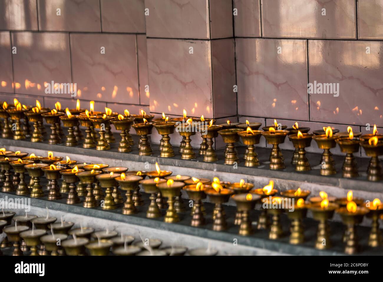 Dali buddhist Monastery Darjeeling West Bengal, India Stock Photo - Alamy