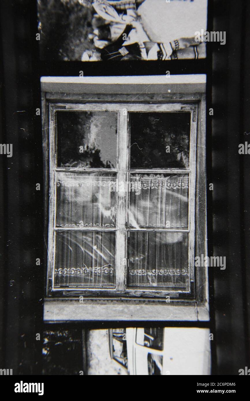 Fine 70s vintage black and white lifestyle photography of an old ...