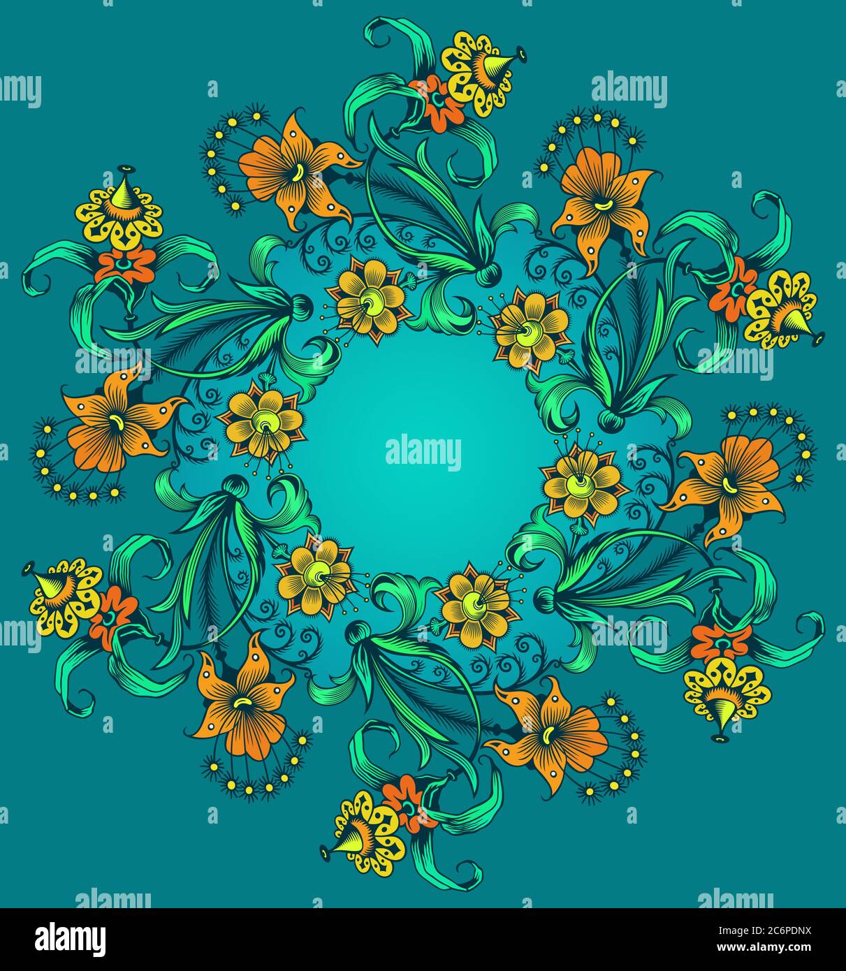 Vintage greeting card baroque Stock Vector Images - Alamy