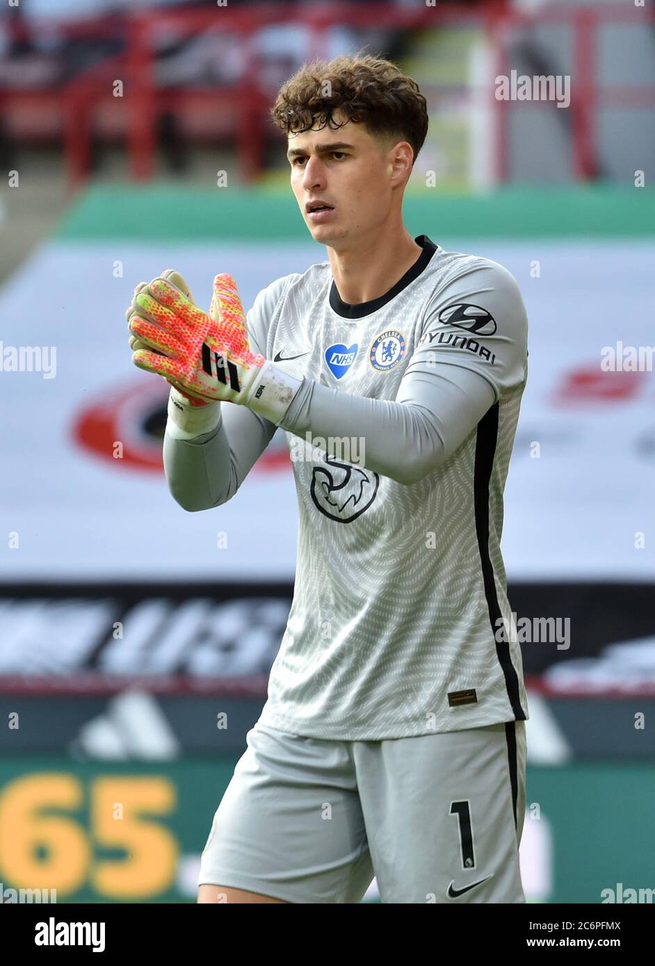 Chelsea goalkeeper Kepa Arrizabalaga during the Premier League match at ...