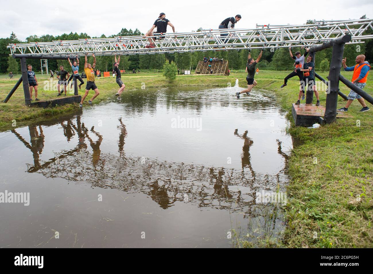 2020 07 11. Vilnius, Lithuania. Extreme Obstacle Course "ALFA RUN 2020 ...