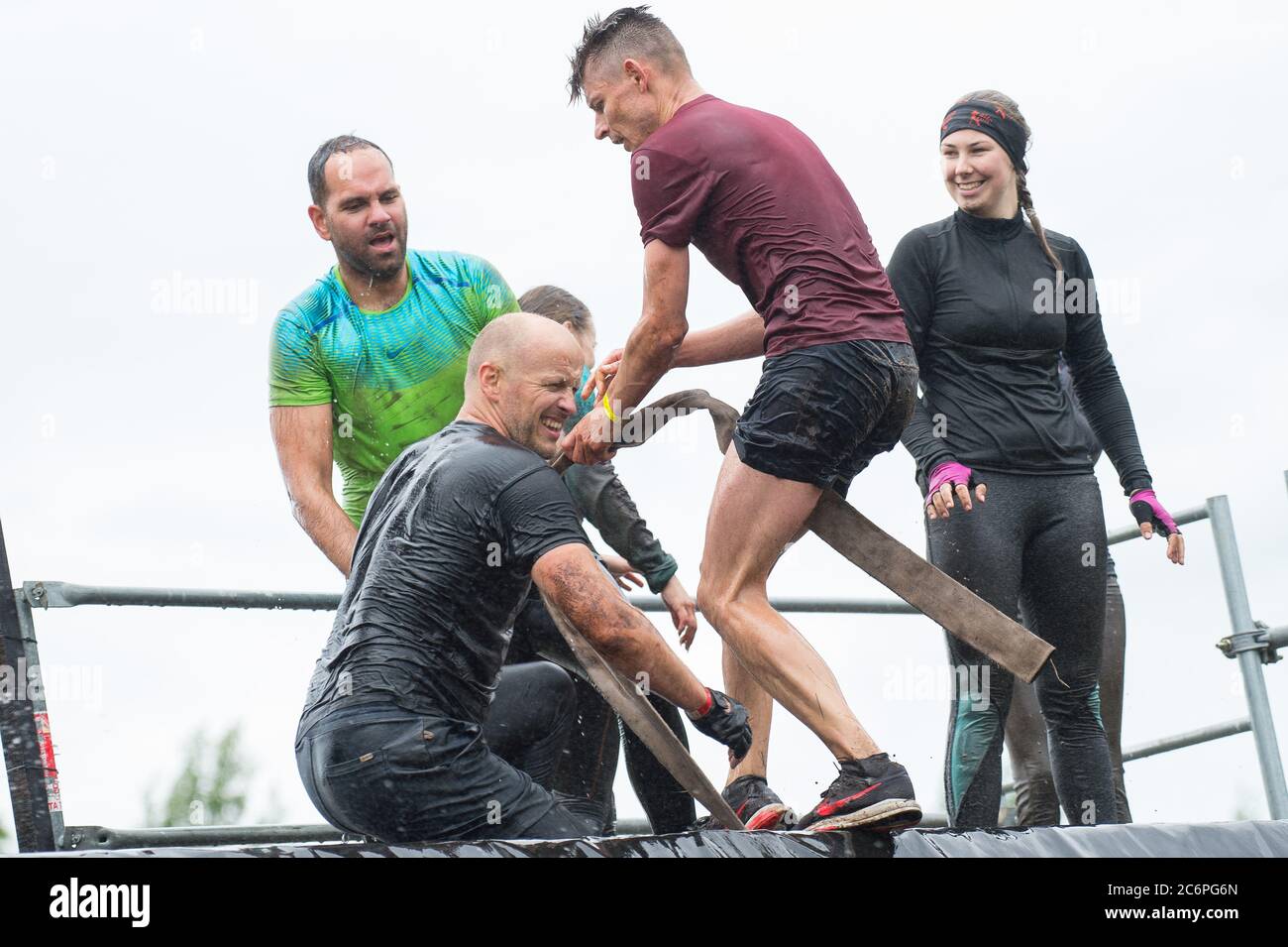 2020 07 11. Vilnius, Lithuania. Extreme Obstacle Course "ALFA RUN 2020 ...