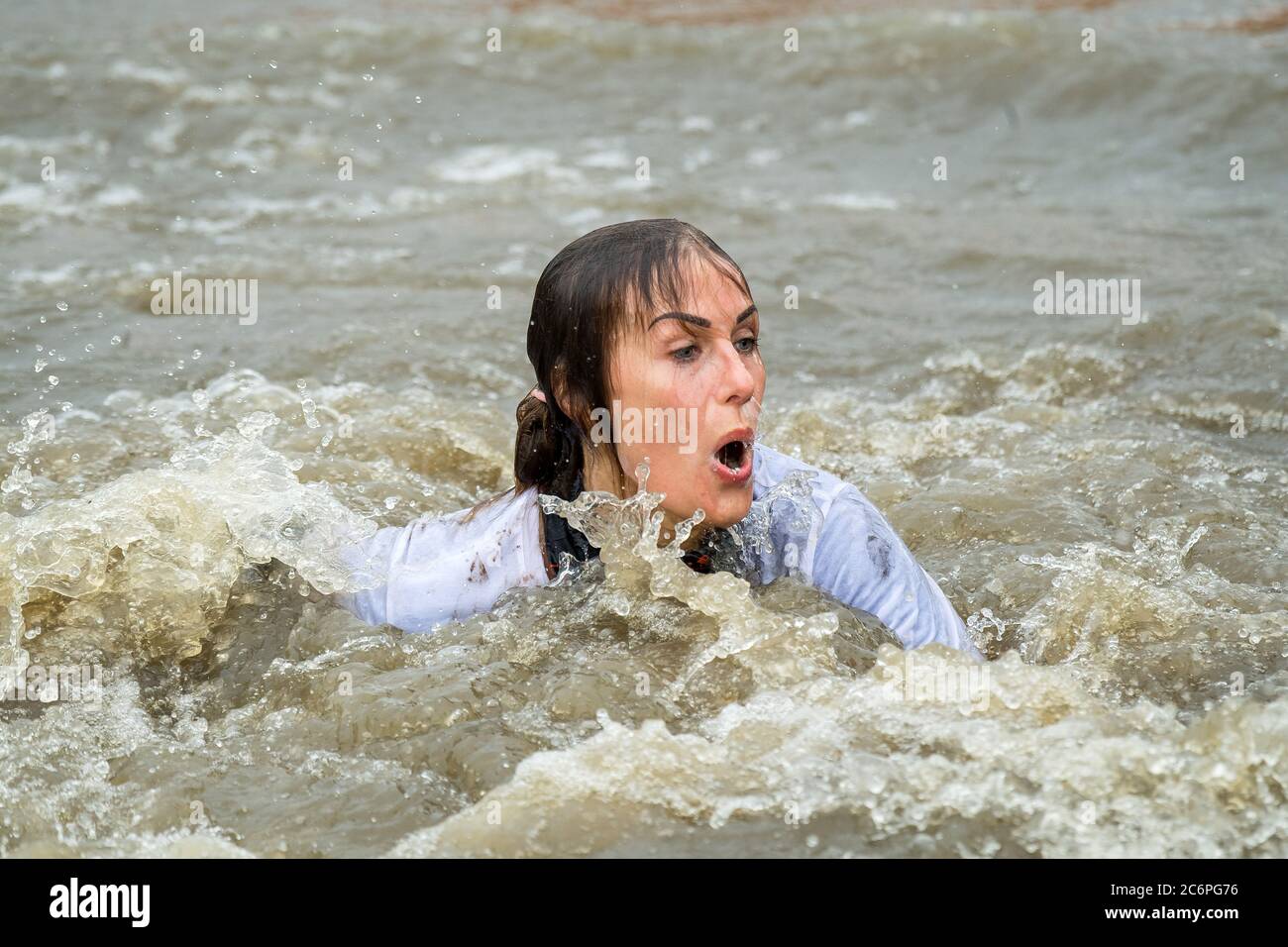 2020 07 11. Vilnius, Lithuania. Extreme Obstacle Course "ALFA RUN 2020 ...