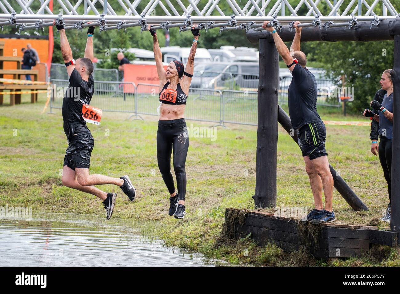 2020 07 11. Vilnius, Lithuania. Extreme Obstacle Course "ALFA RUN 2020 ...