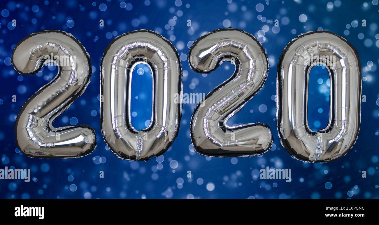 2020 helium balloons greeting hi-res stock photography and images - Alamy