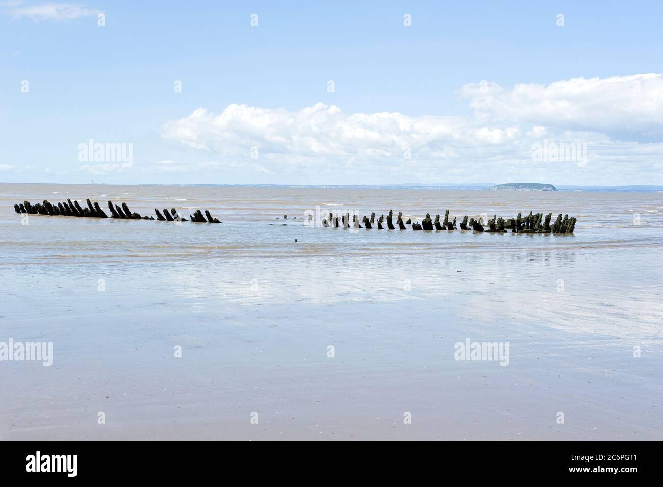 SS Nornan, Berrow Beach, Somerset, England Stock Photo - Alamy