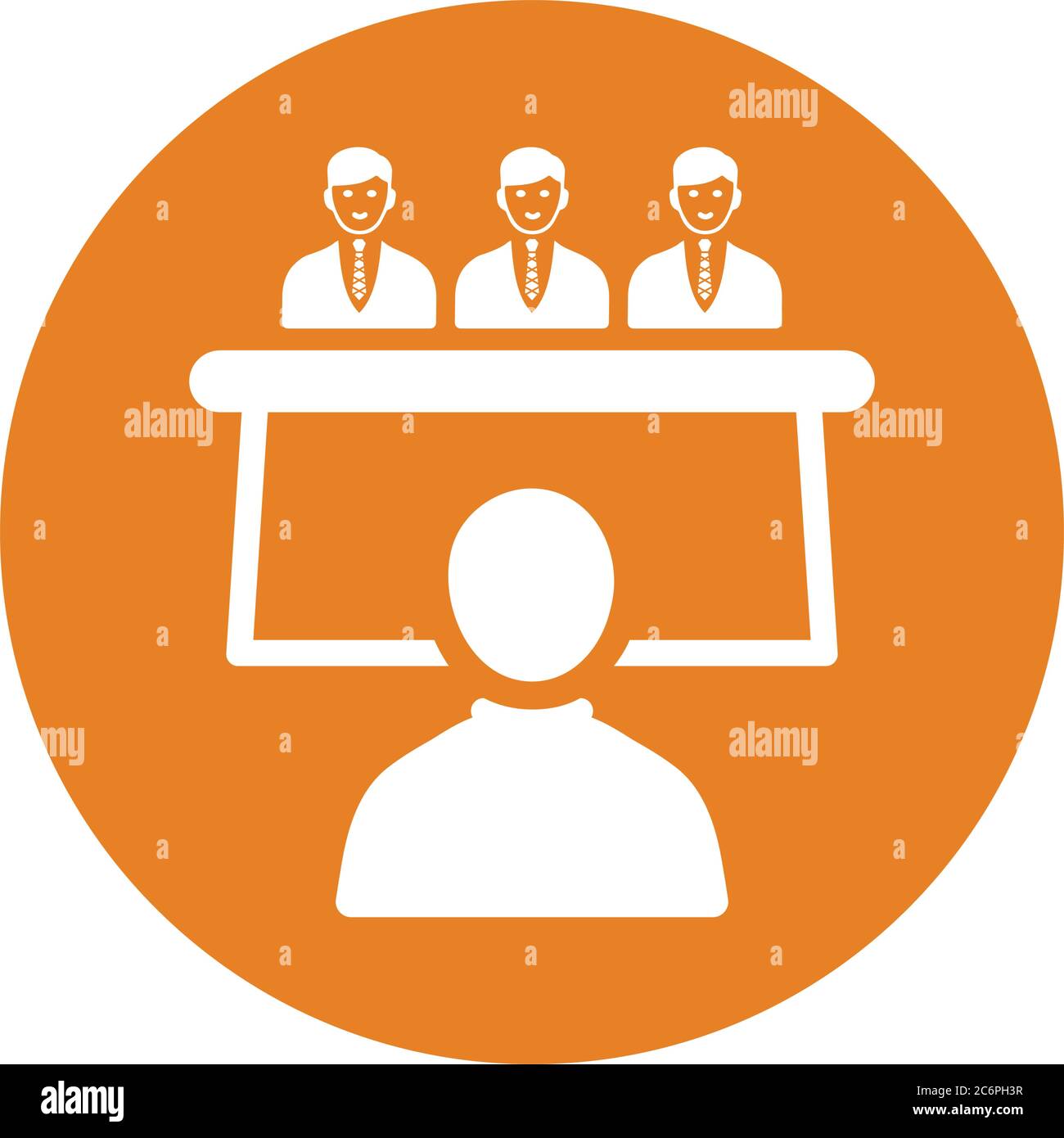 Interview icon Stock Vector Images - Alamy