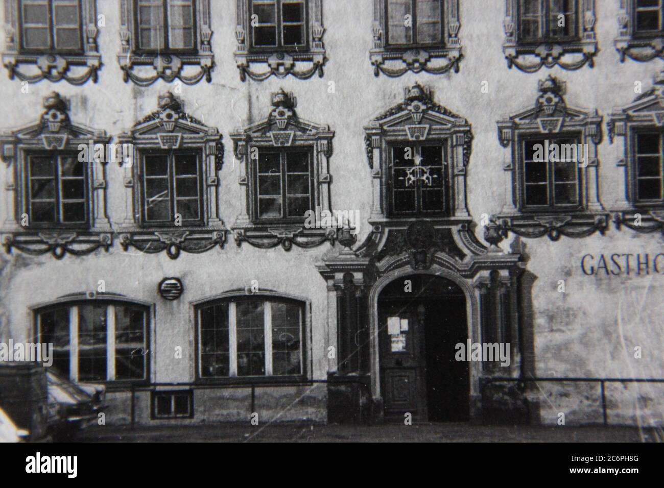 Fine 70s vintage black and white lifestyle photography of an elaborate ...