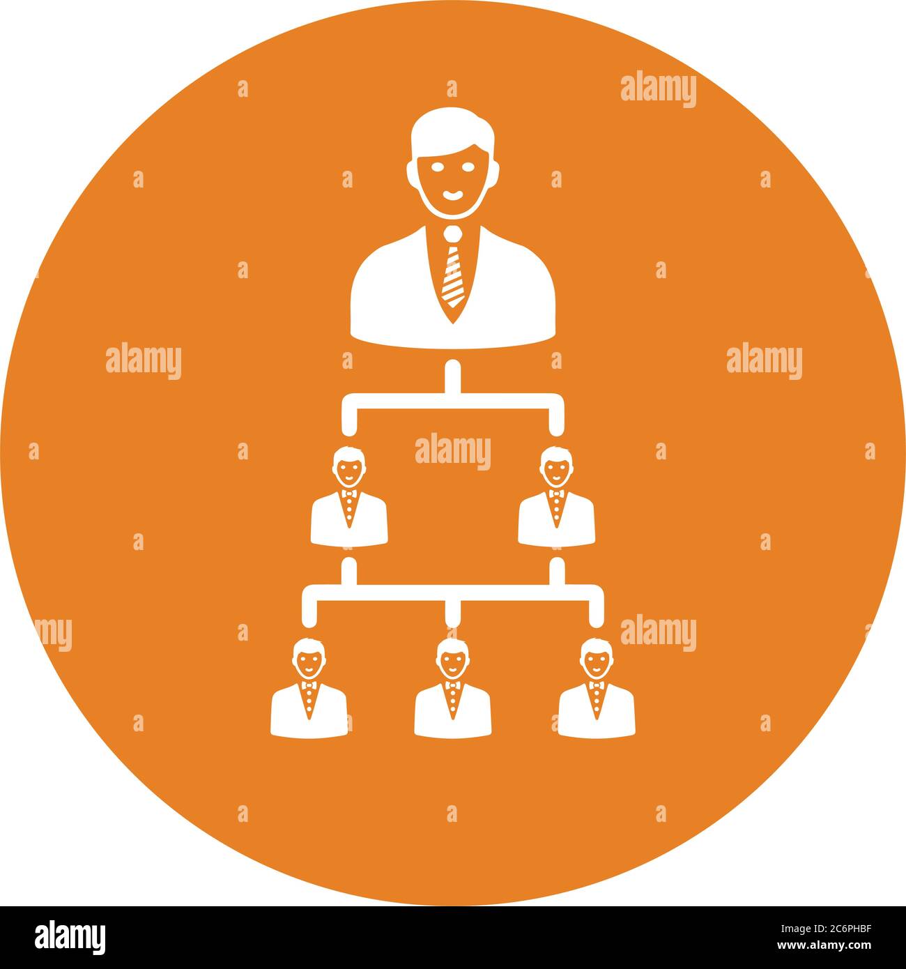 Office staff management icon, vector graphics for various use Stock ...