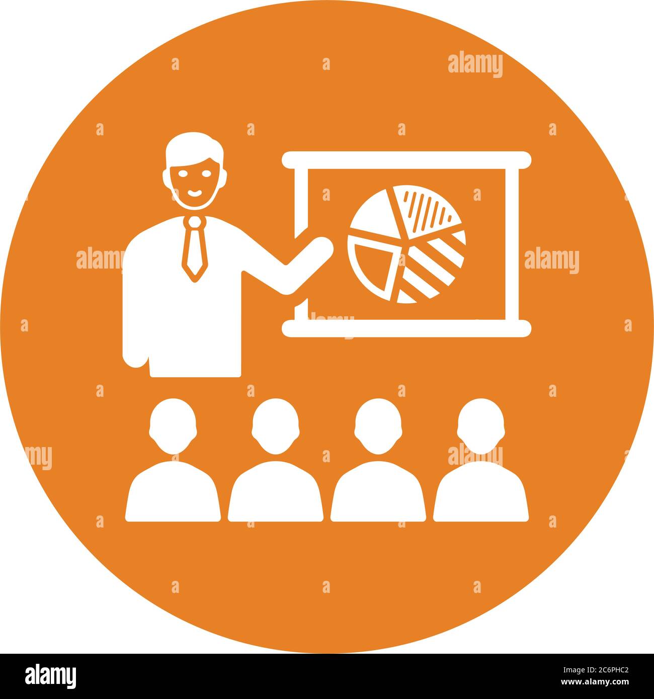 Business Presentation Icon. Beautiful design and fully editable vector ...