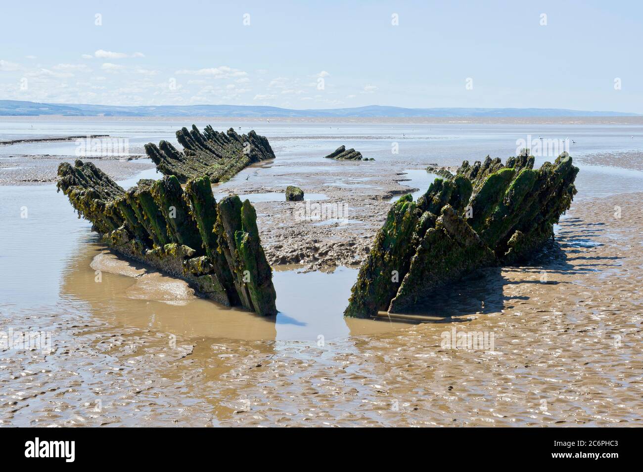 SS Nornan, Berrow Beach, Somerset, England Stock Photo - Alamy